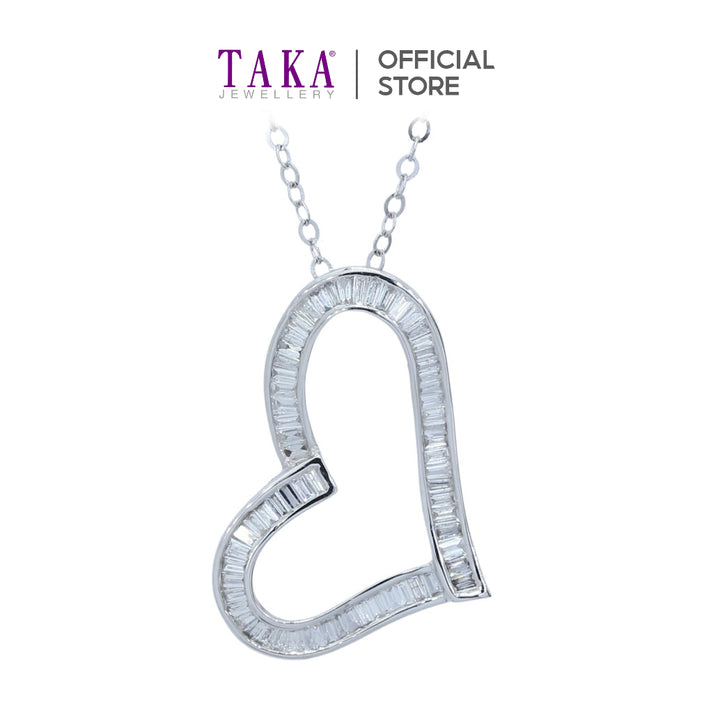 TAKA Jewellery Emotion Heart Diamond Necklace 18K - TAKA Jewellery
